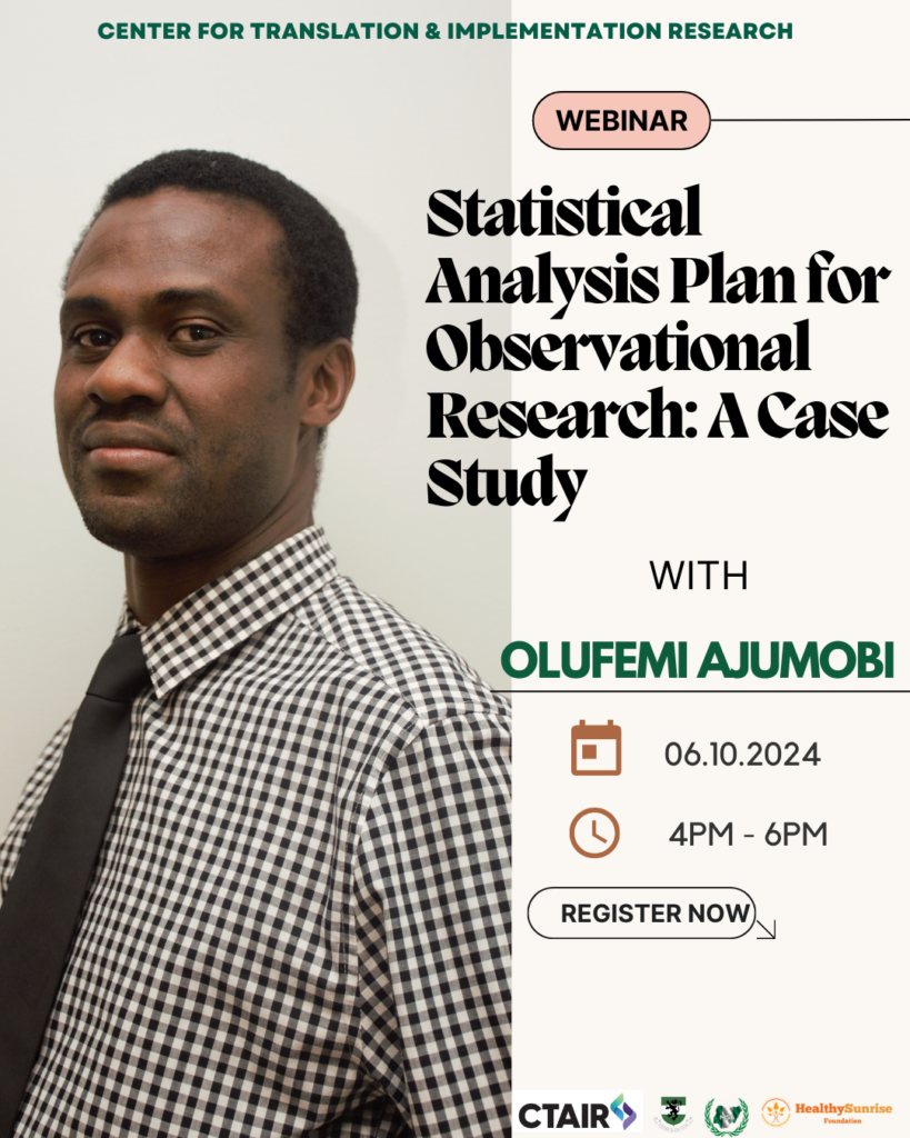 IVAN Institute | Statistical Analysis Plan for Observational Research ...